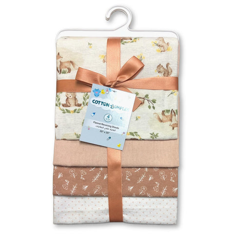 Flannel Receiving Sheets – Cotton Dimples Pakistan